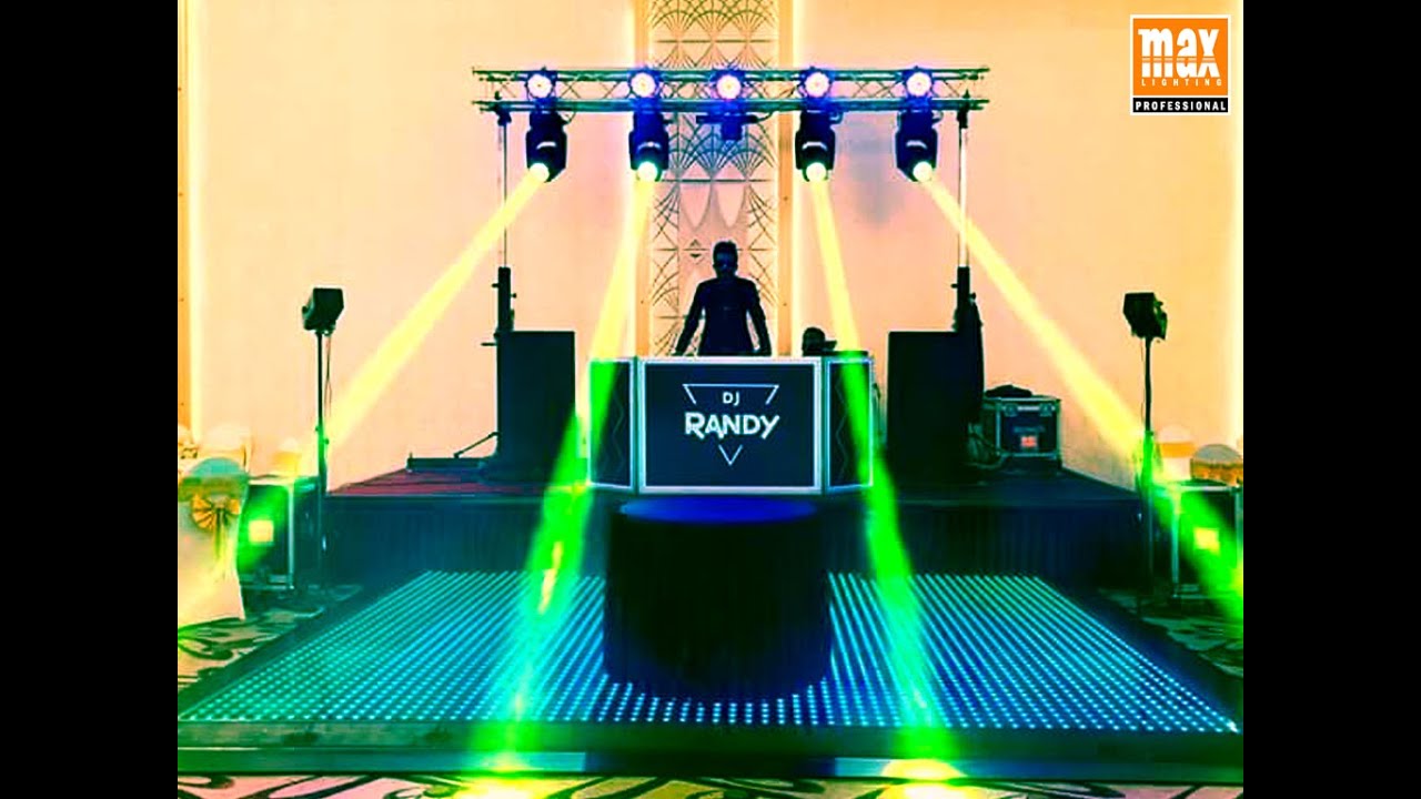 Dj Randy with Max Lighting - YouTube