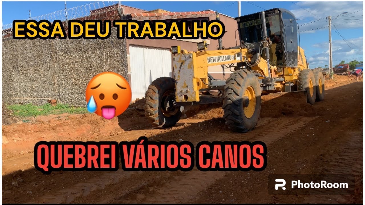 CORTE DE RUA / Patrol rg140B / MOTONIVELADORA / MÁQUINAS PESADAS / ROAD ...