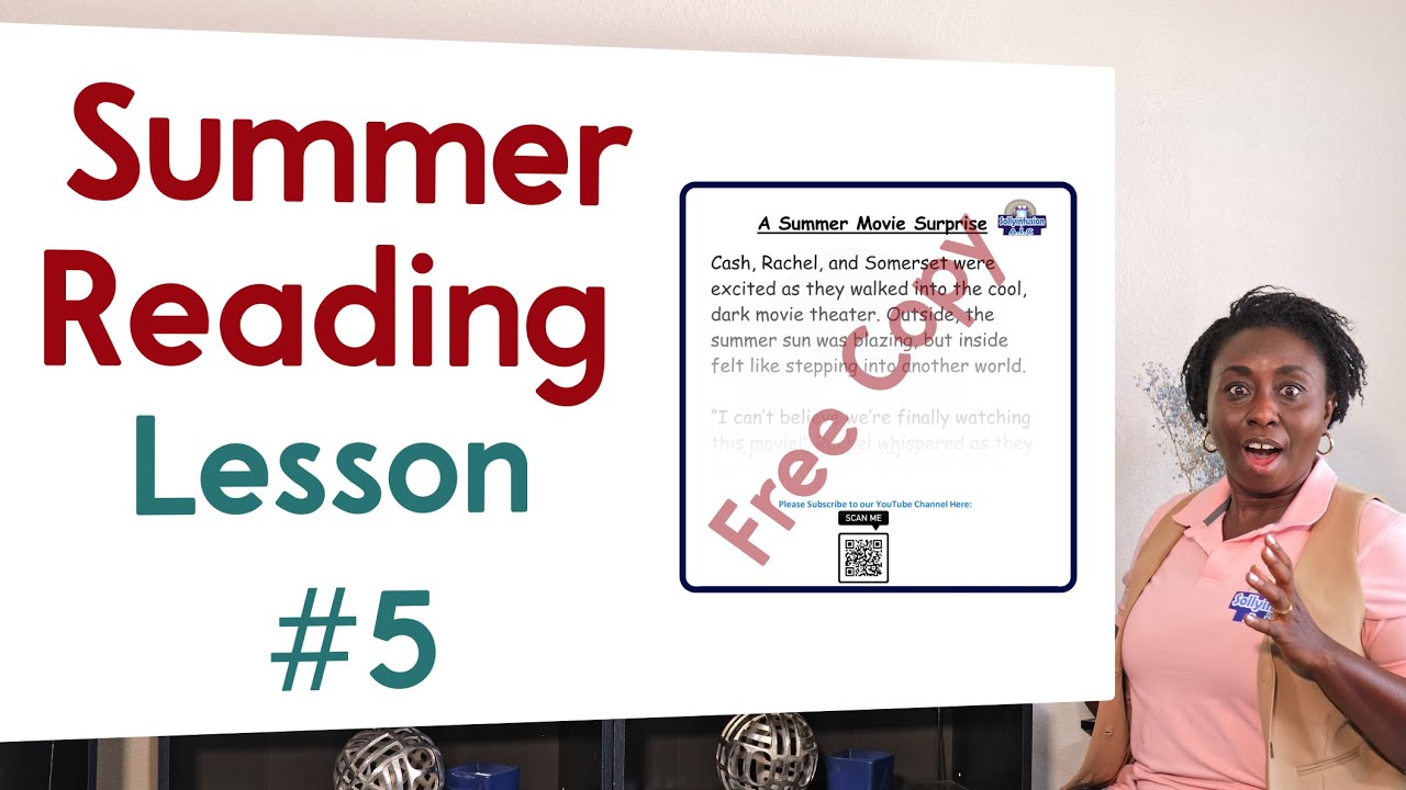 Summer Reading Lesson #5 | Fun & Easy Reading for Kids #sollyinfusion ...