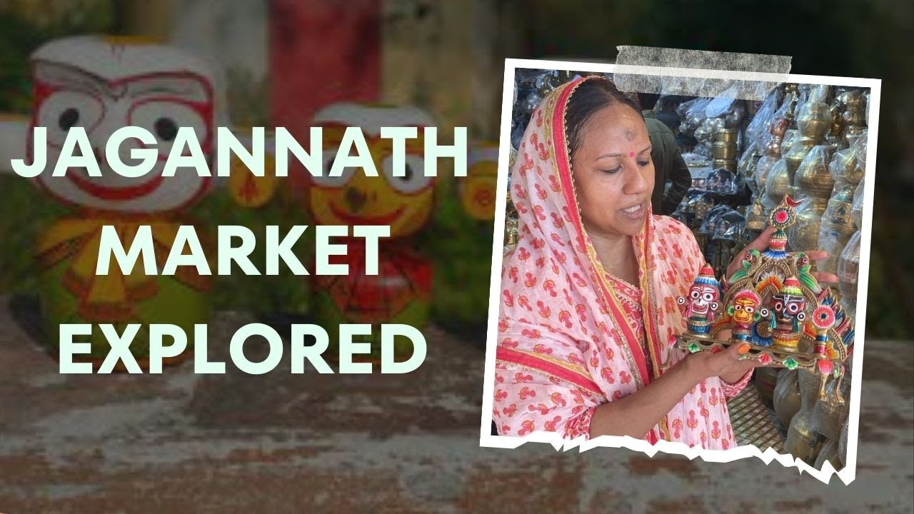 Jagannath PURI | Local Market Explored ODISAA | Mandir ki Shopping ...