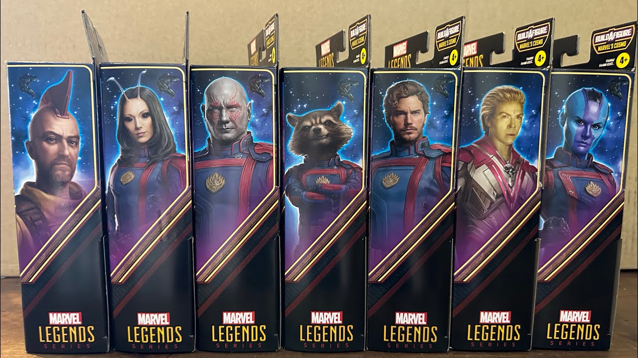 MARVEL LEGENDS - Guardians Of The Galaxy Vol. 3! - FULL WAVE! - Let’s ...