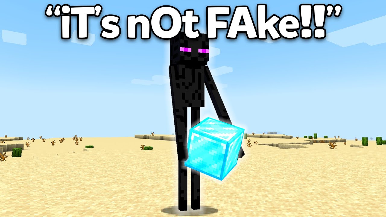 The FUNNIEST FAKE Minecraft Speedruns... - YouTube