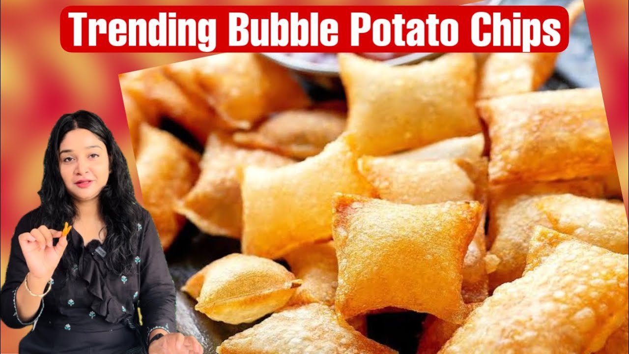 Trying Trending Bubble Potato Chips at Home🏠| Fun2oosh Food - YouTube
