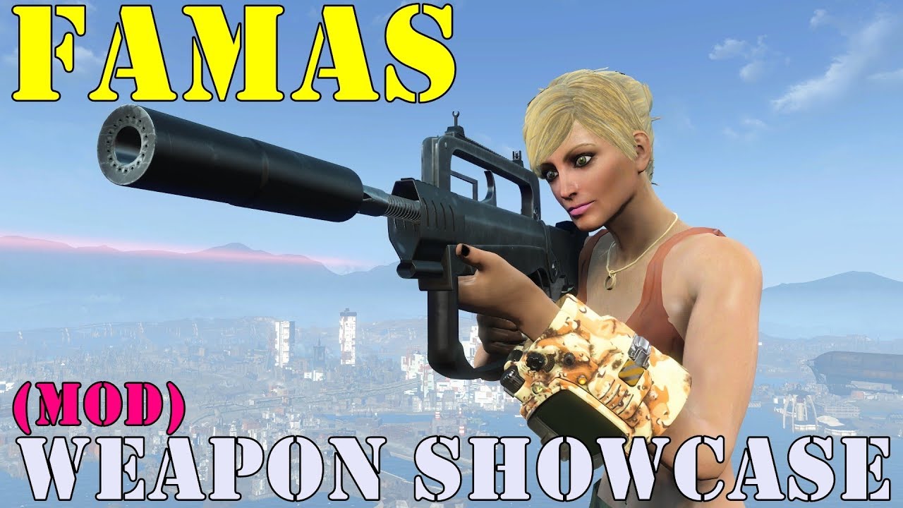 Fallout 4: Weapon Showcases: FAMAS (Mod) - YouTube