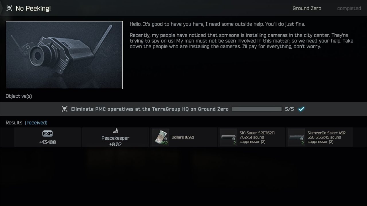 Escape From Tarkov Peacekeeper Quest Guide 123 Ger