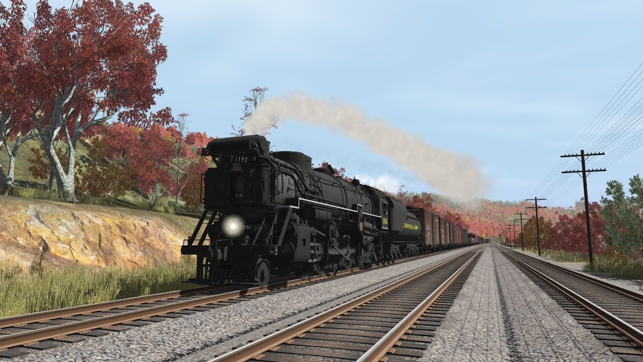 Trainz 2022: C&O K2 Freight Run - YouTube