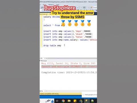 🤔is primary key allowed on multiple columns #shorts #python - YouTube