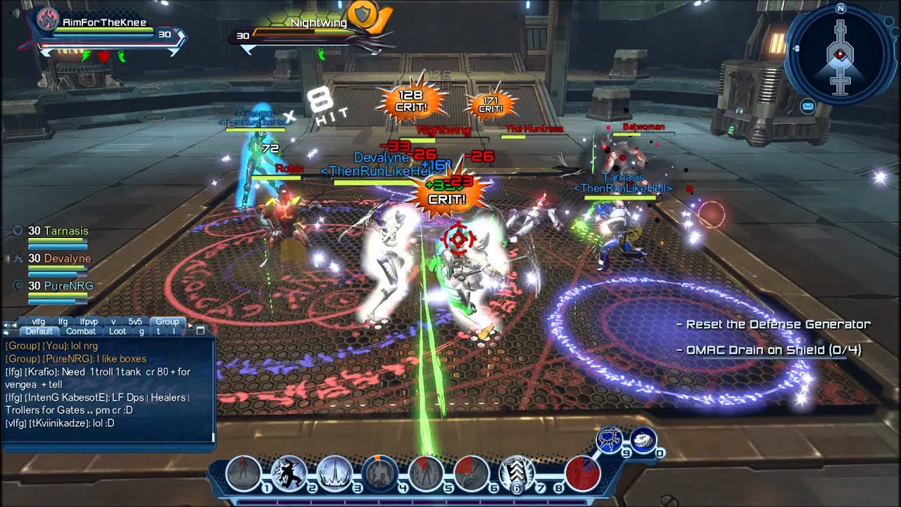 DCUO - The Family That Shields Together 4 Man T2 Expert - YouTube
