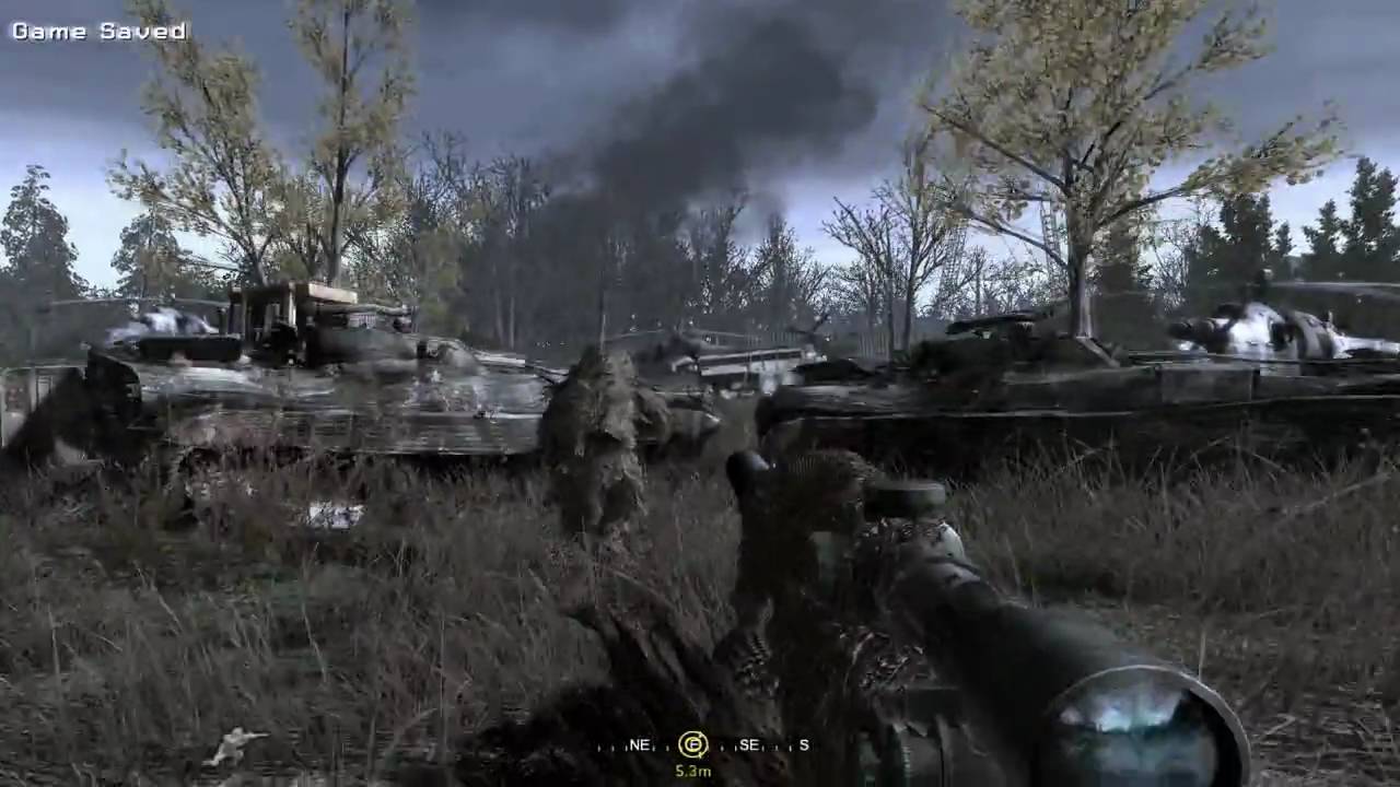 Call of Duty 4 [HD] Modern Warfare / All Ghillied Up [1] - YouTube