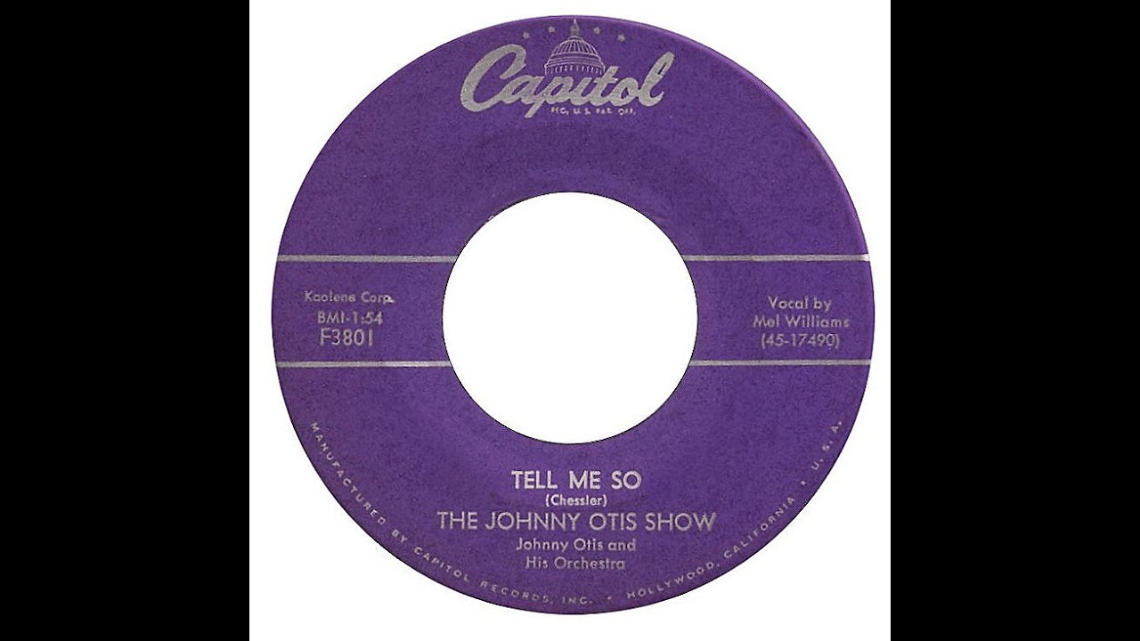 JOHNNY OTIS SHOW TELL ME SO - YouTube