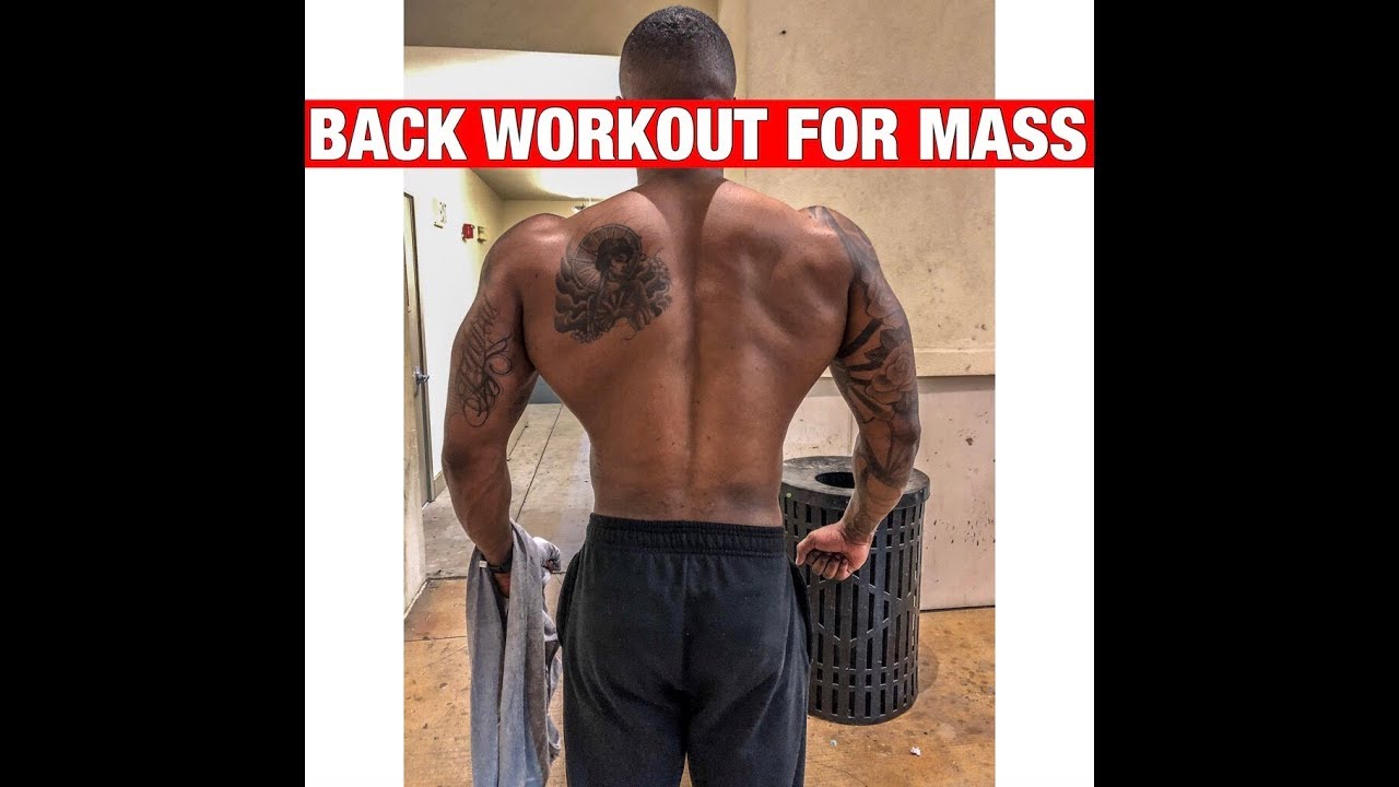 BACK WORKOUT FOR MASS/SIZE | HOW TO GROW YOUR BACK - YouTube