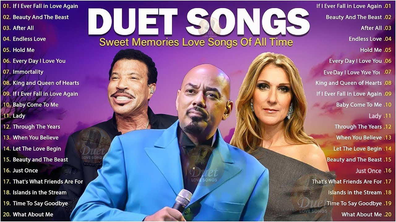 Best Romantic Duet Love Songs 80s 90s 💝 David Foster, James Ingram ...