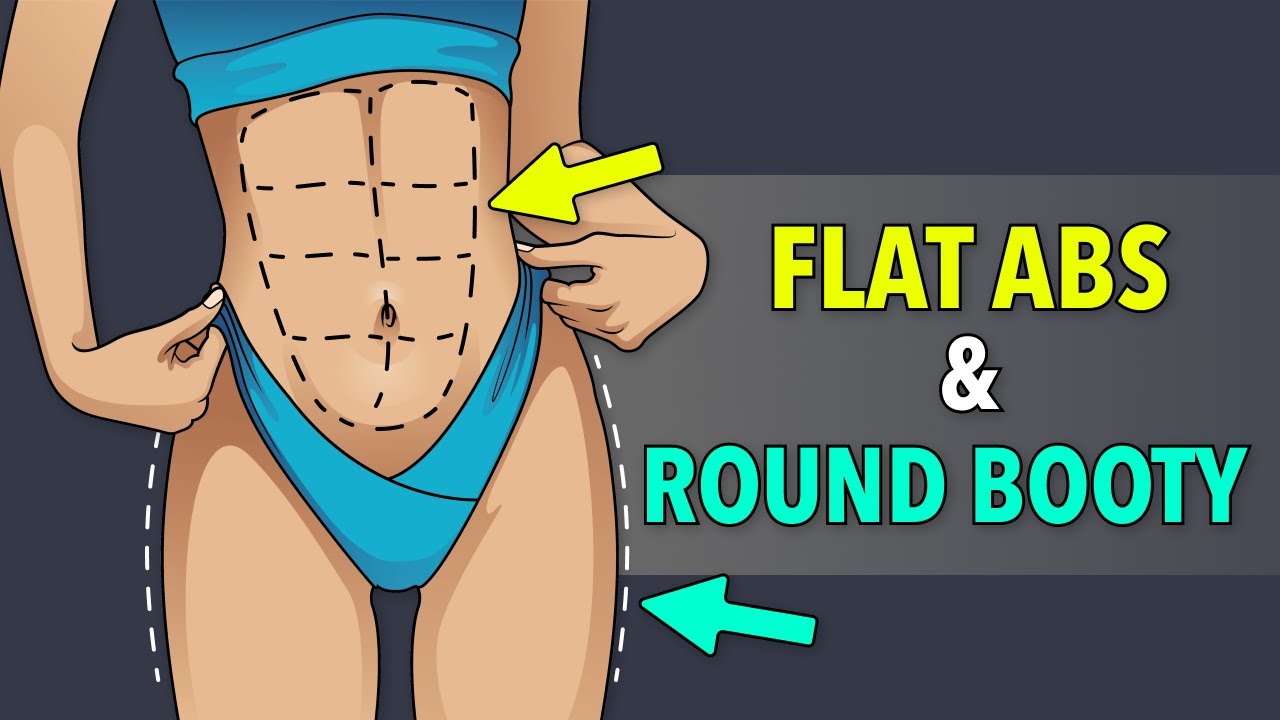 20 Minute Flat Abs And Round Booty Workout Pilates Inspired Routine