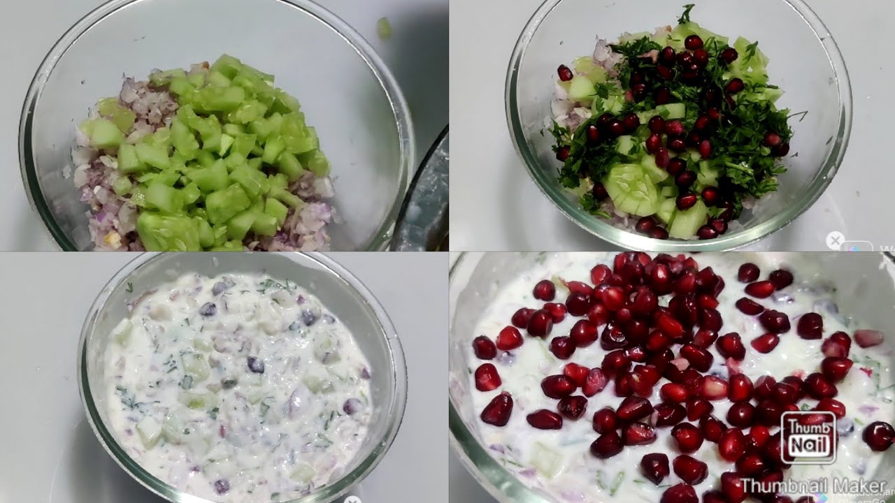 Anar Raita Pomegranate Raita Recipe | Raita for Biryani/Pulav ರೈತ ...