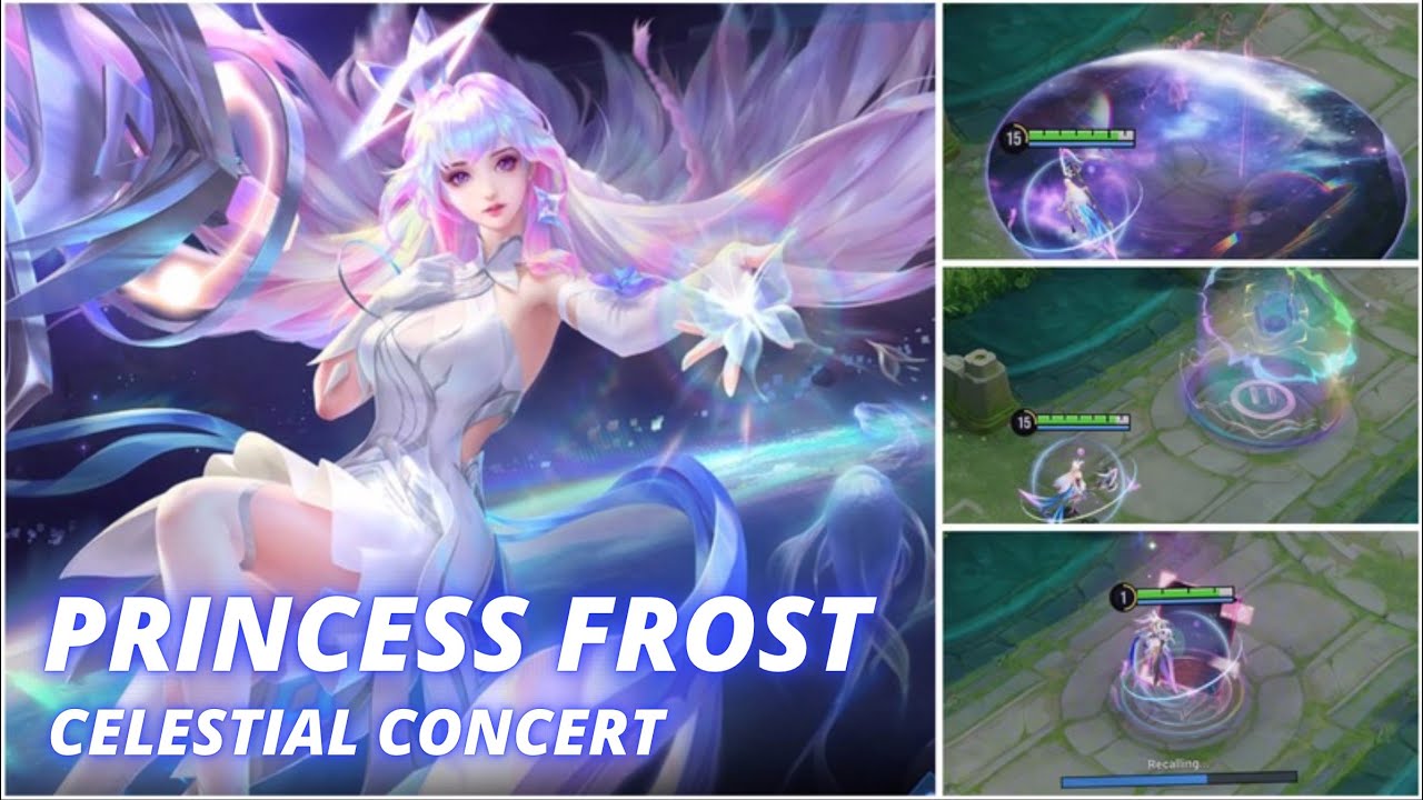 HOK Princess Frost Celestial Concert Skin Spotlight | Honor of Kings # ...