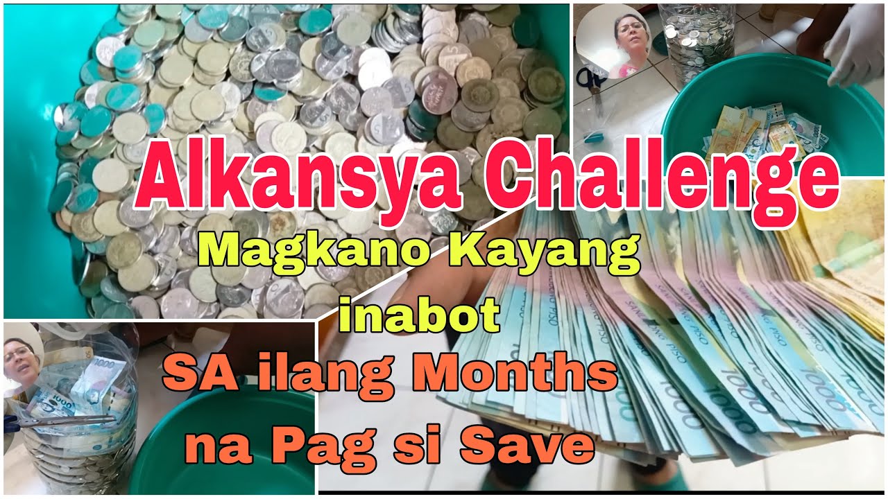 Alkansya Challenge magkano Kayang inabot at ilang months na savings to - YouTube