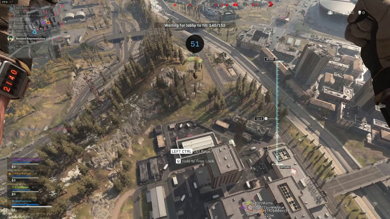 Shotgun Parachute COD Warzone - YouTube