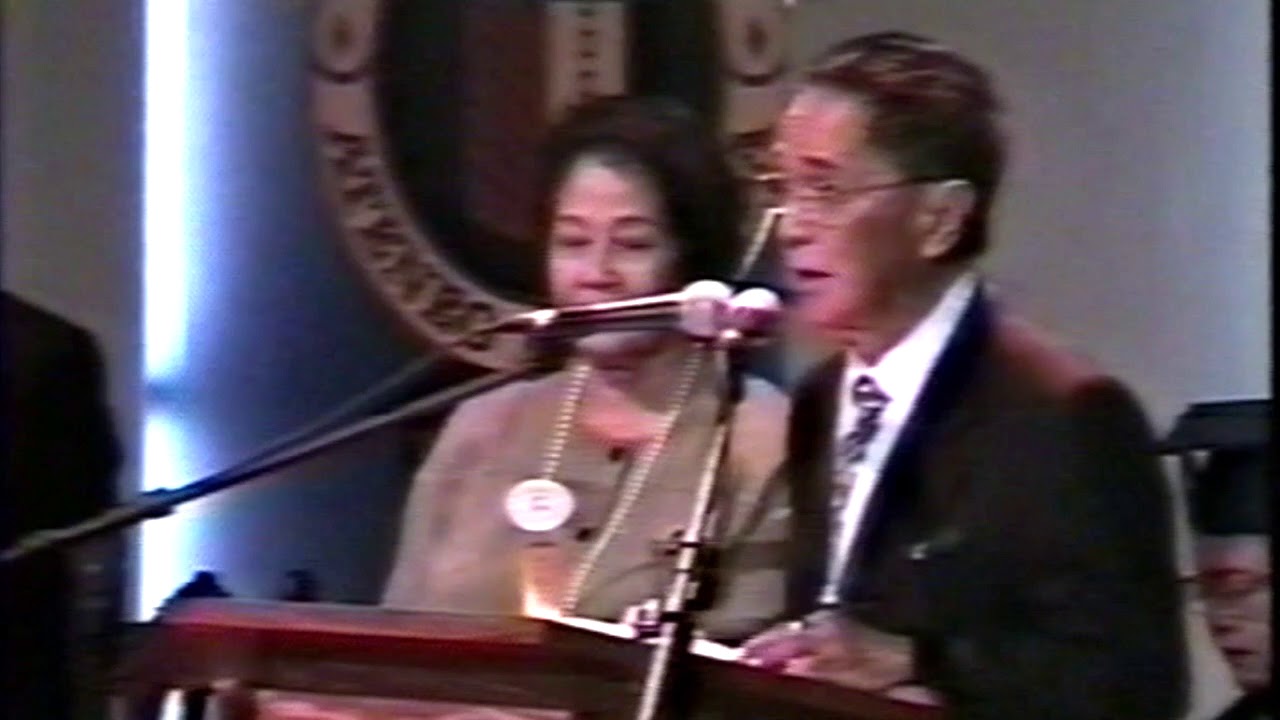 Raul S. Manglapus. Lux In Domino Awardee. Ateneo de Manila. 1997 - YouTube