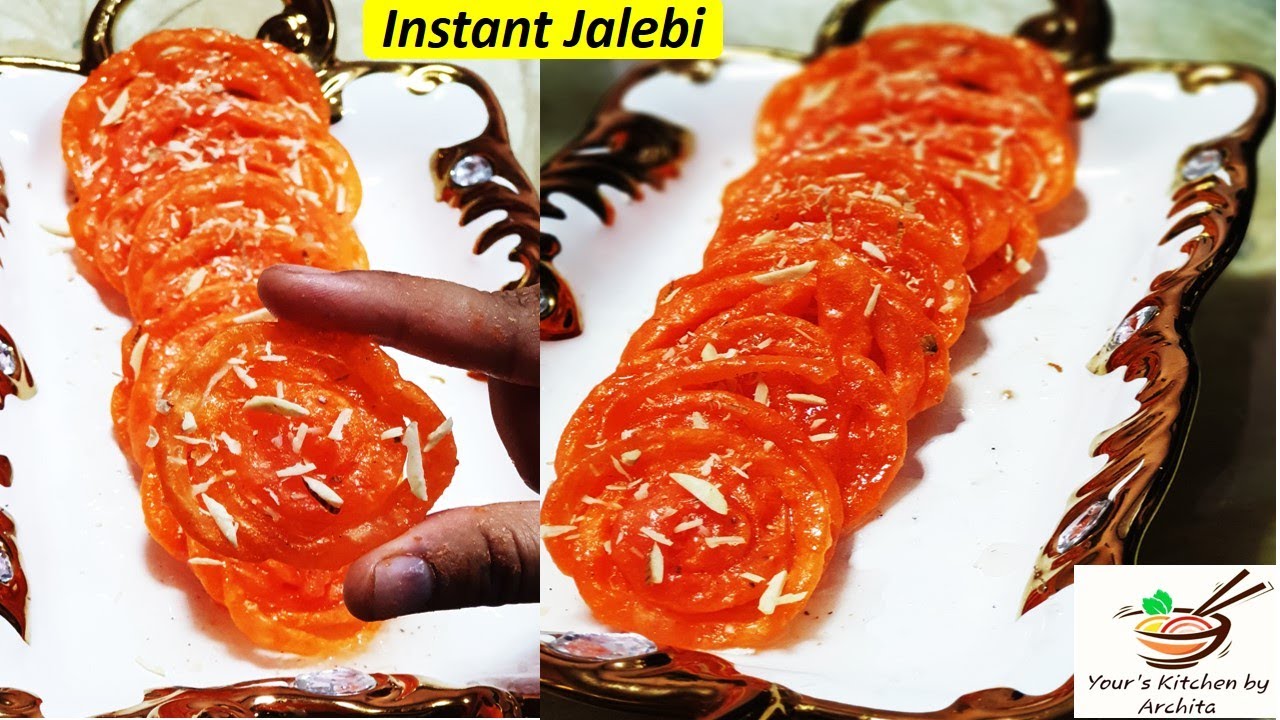 #lockdownrecipe #jalebi Instant Jalebi recipe in 15 Minutes- 15 मिनट ...