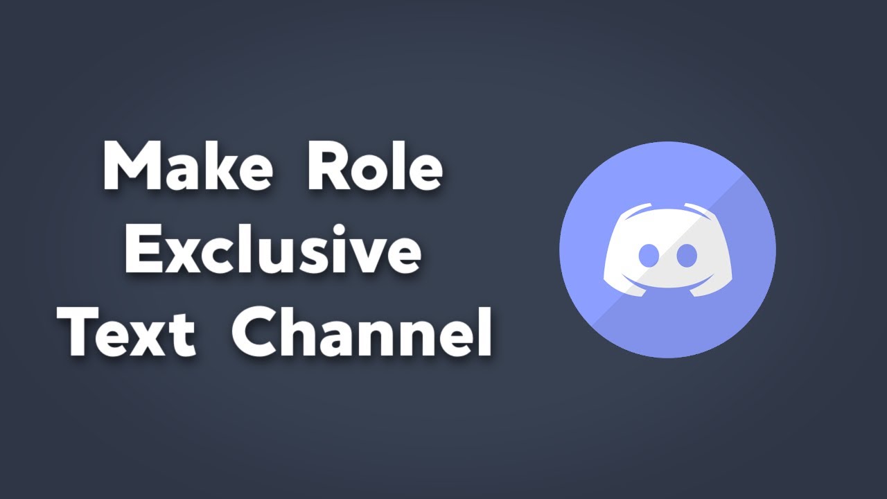 Make Role Exclusive Text Channel in Discord | Discord Mod Tutorials ...
