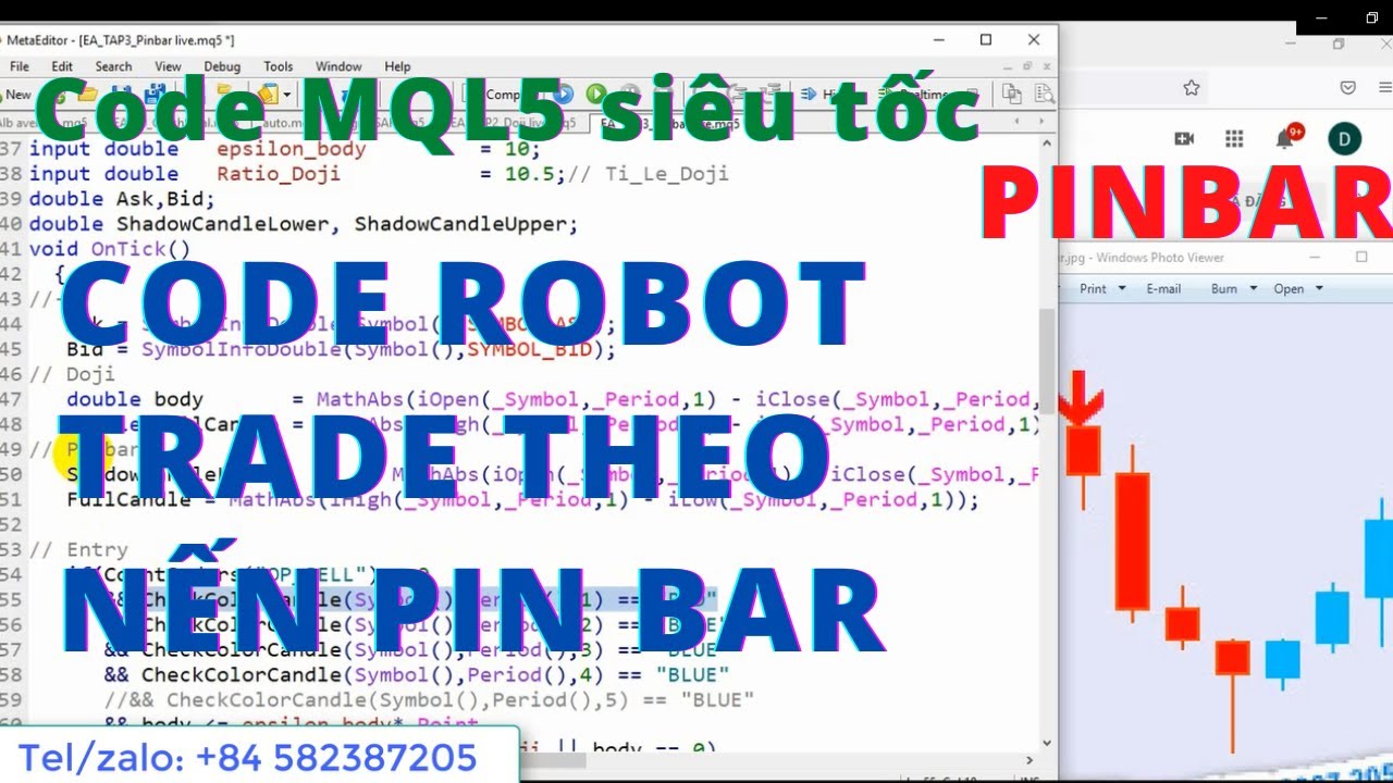 Tập 3 Code MQL5 - Nến PINBAR là gì? Học lập trình robot EA Forex MT5 trade theo nến PINBAR - YouTube