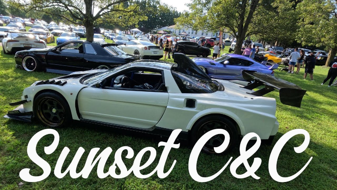 Sunset Cars & Coffee! [Beautiful cars meet at a mansion!!] - YouTube