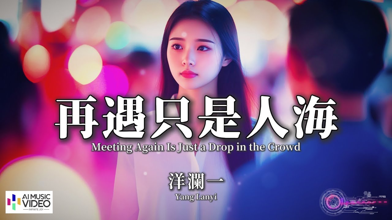 【高清MV】洋瀾一 - 再遇只是人海【Pinyin + Eng Sub | AI音樂視頻 | 繁體拼音英文動態字幕】Yang Lanyi ...