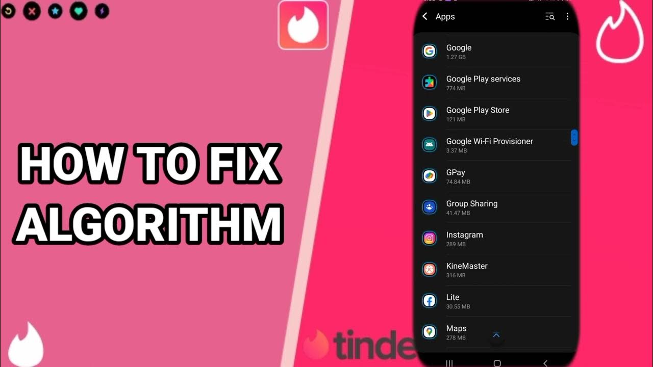 How To Fix Algorithm On Tinder App - YouTube
