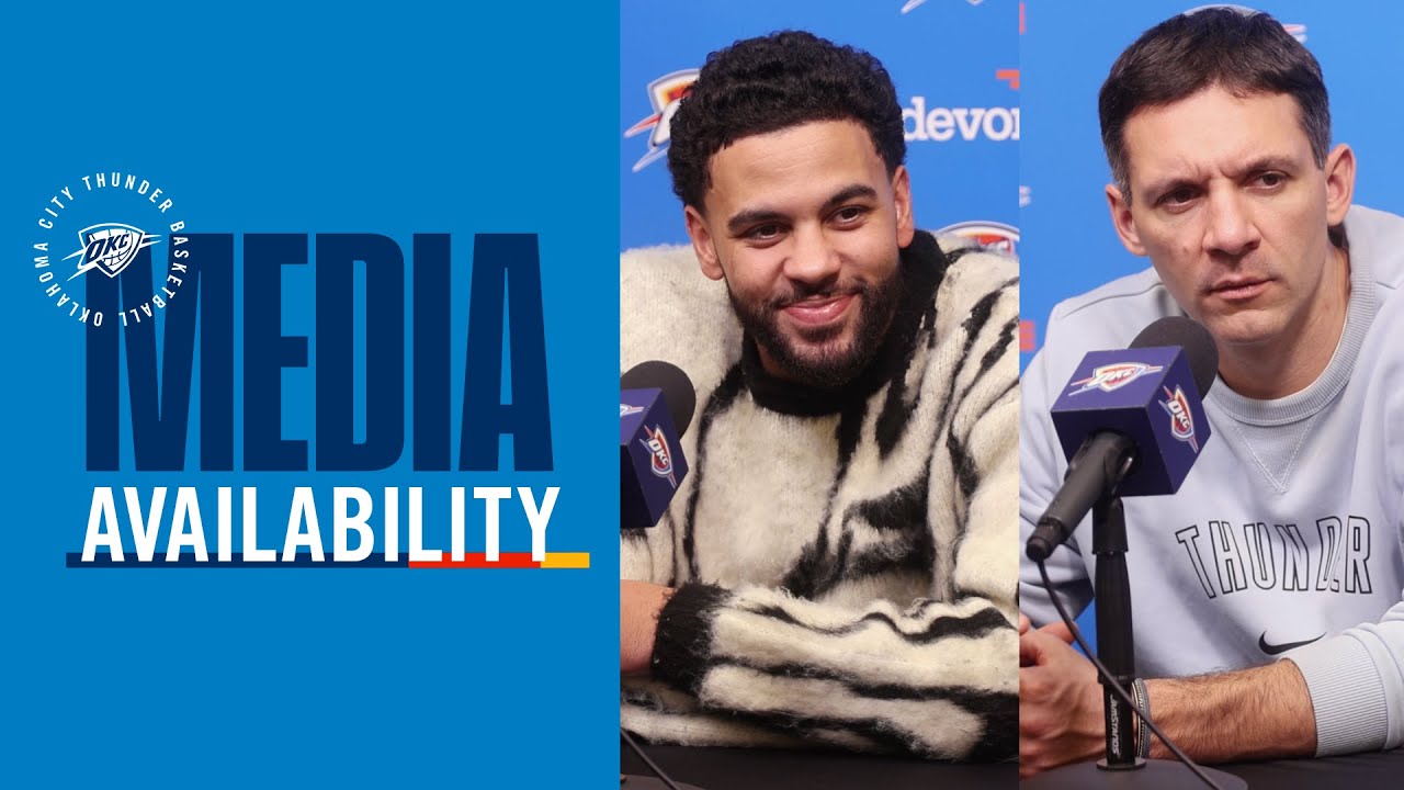 OKC Thunder Full Media Availability | Post Game at Utah Jazz | November ...