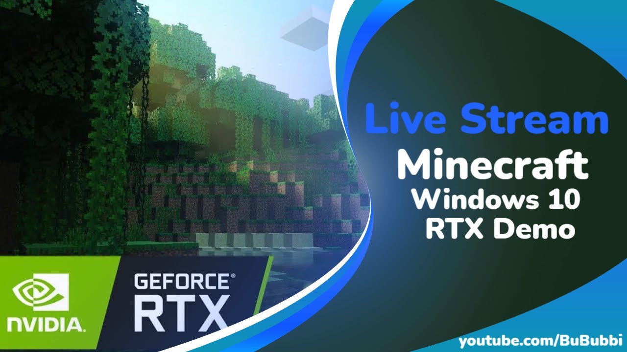 Minecraft - Windows 10 RTX Demo - YouTube