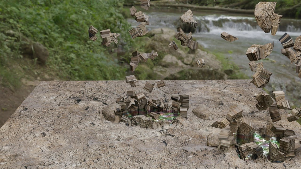 Blender 2.93 :Create disintegration effect animation. 创建解体效果动画 - YouTube