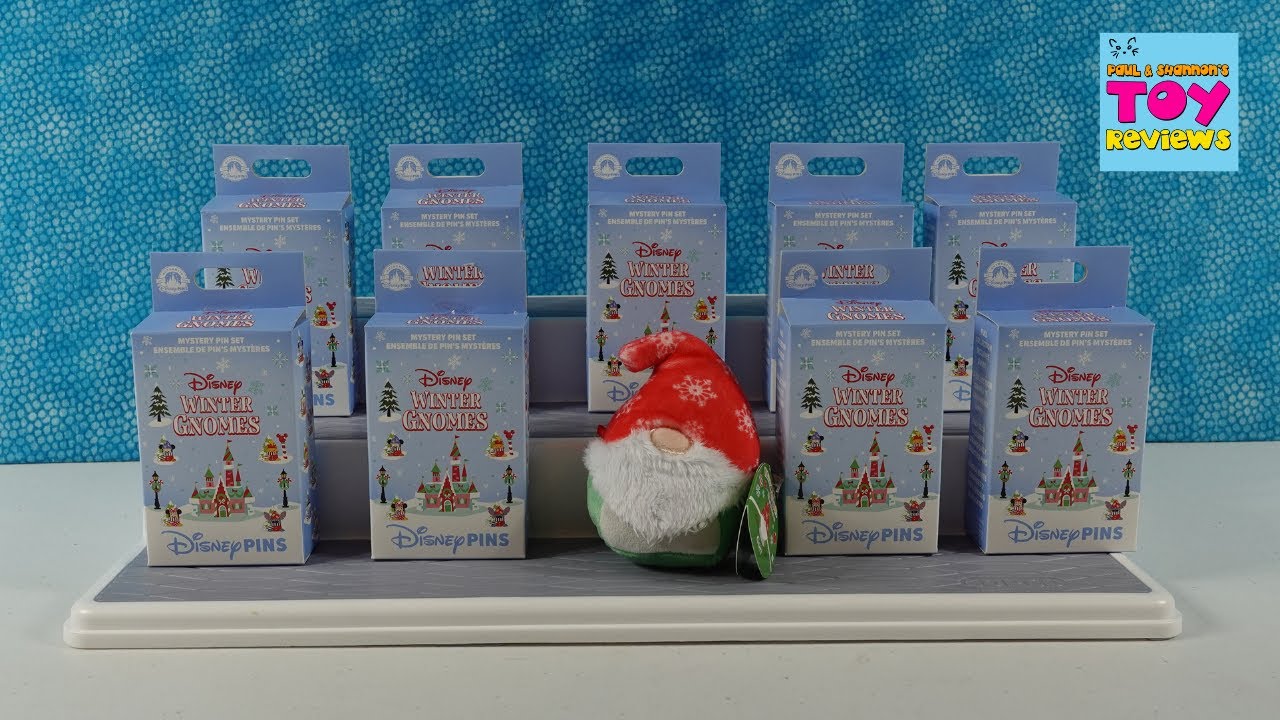 Disney Winter Gnomes Blind Box Trading Pins Unboxing - YouTube