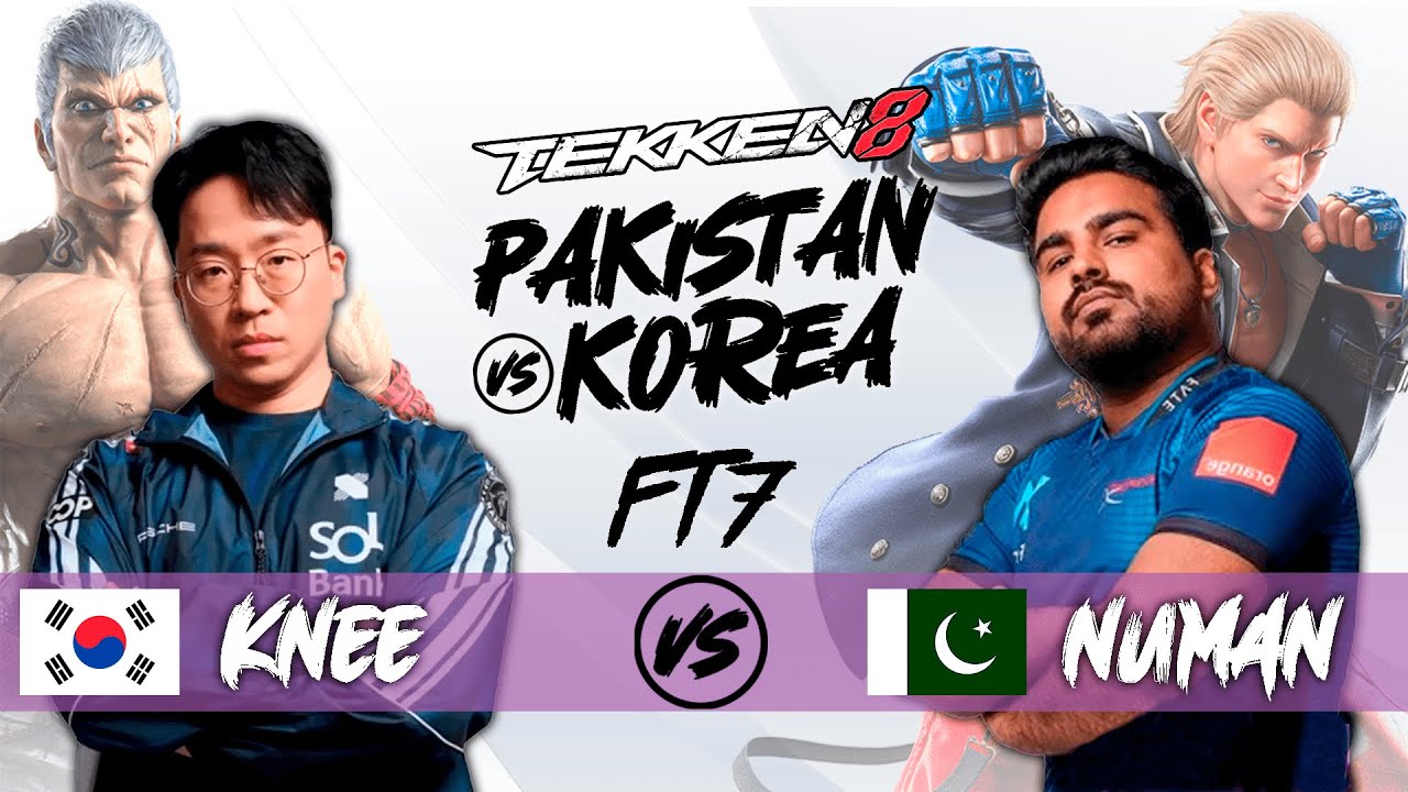 Knee (Bryan) vs Numan Ch (Steve) The Battle Continues - PAKISTAN vs KOREA - FT7 - YouTube