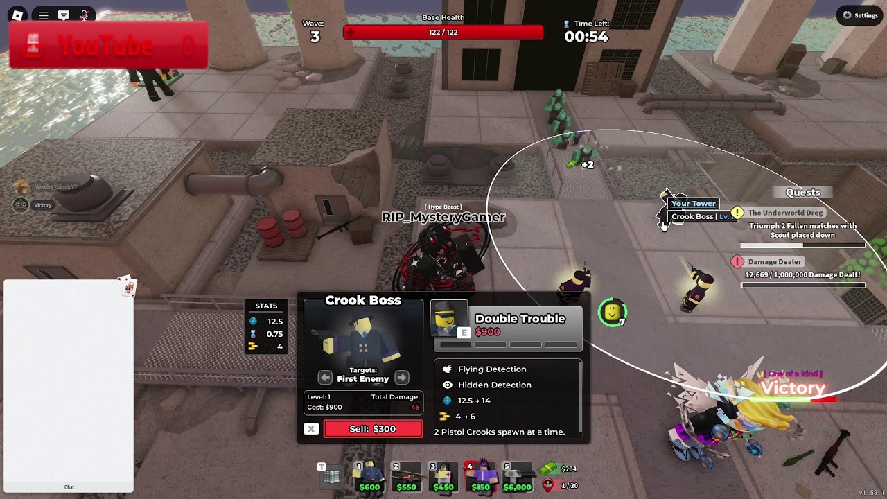 Roblox TDS Fallen - YouTube