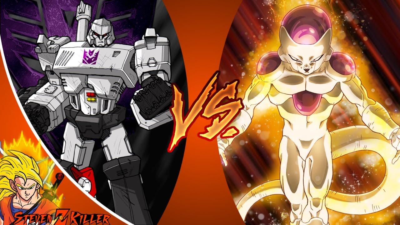 MEGATRON vs FRIEZA! (Transformers vs Dragon Ball Super) Cartoon Fight ...