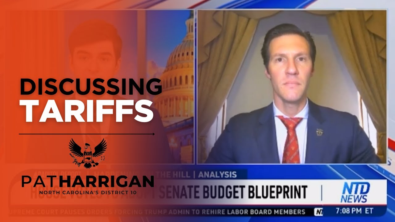 Rep. Pat Harrigan Discusses Tariffs with NTD Capitol Report - YouTube