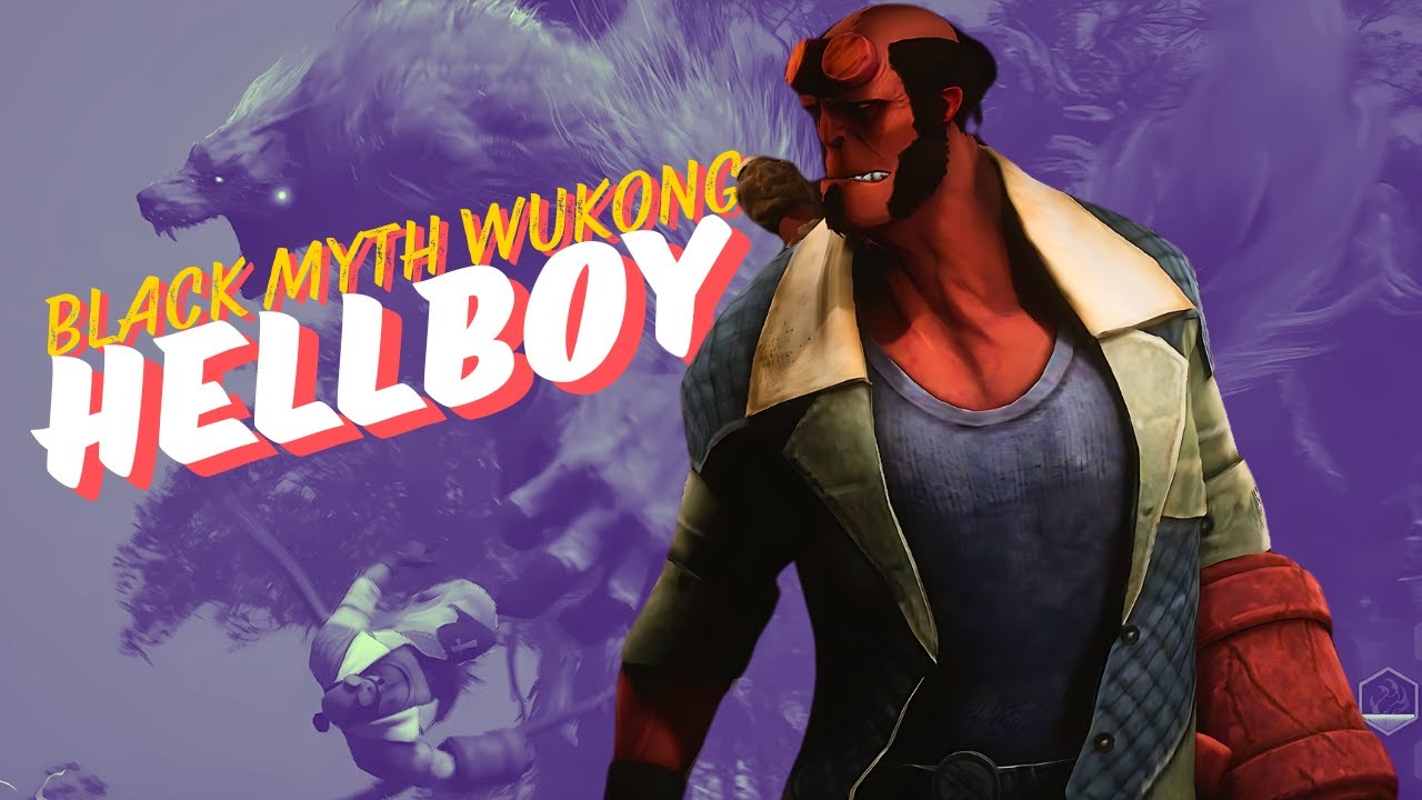 Black Myth Wukong HellBoy Mod Gameplay - YouTube