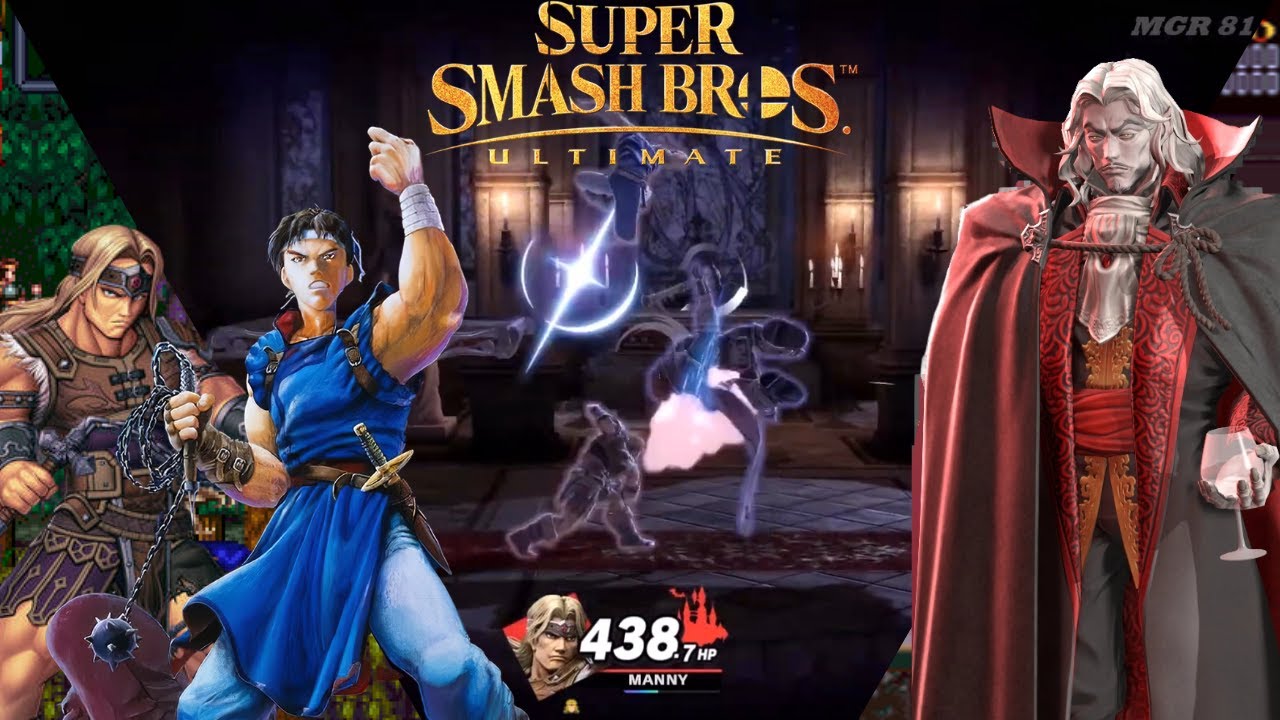 SSBU - Castlevania Simon, Richter vs Ganondorf - Dracula - YouTube