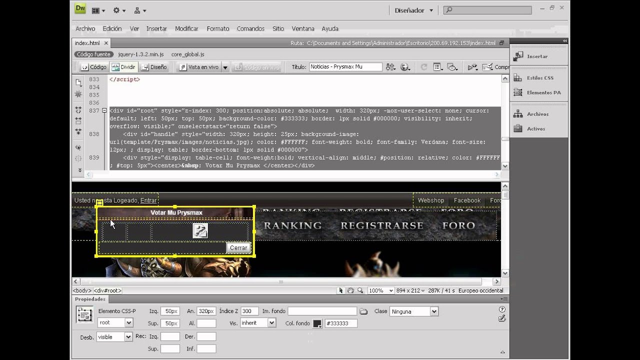 Adaptar Templates MuCore by shacaxD (Parte I) - YouTube