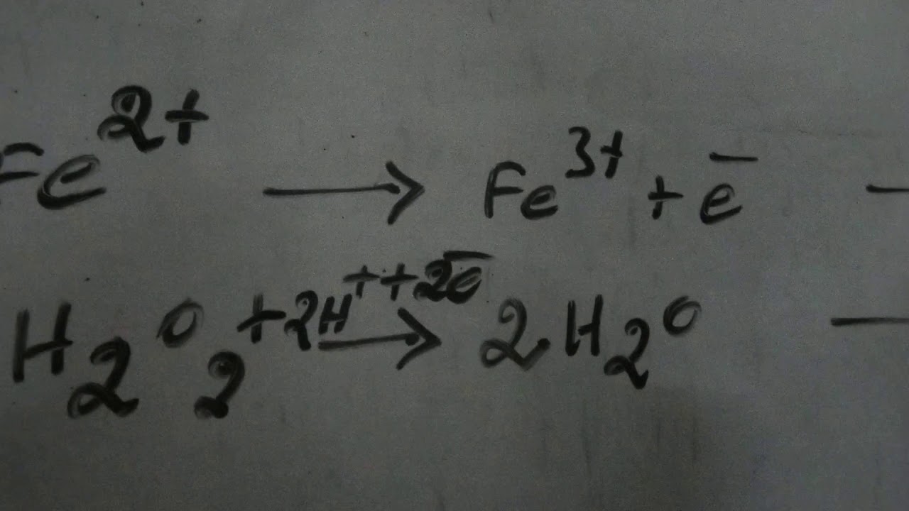 Balancing the equation by ion electron method - YouTube