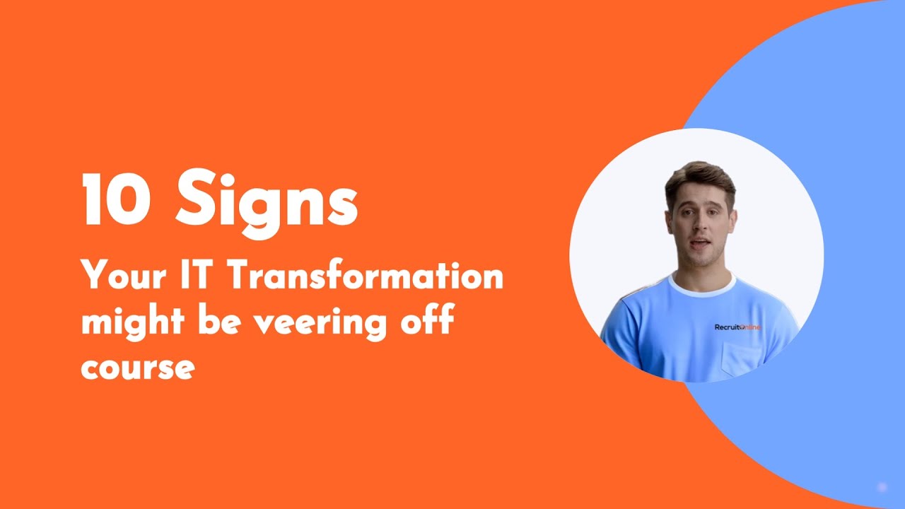 10 Signs Your IT Transformation might be veering off course - YouTube