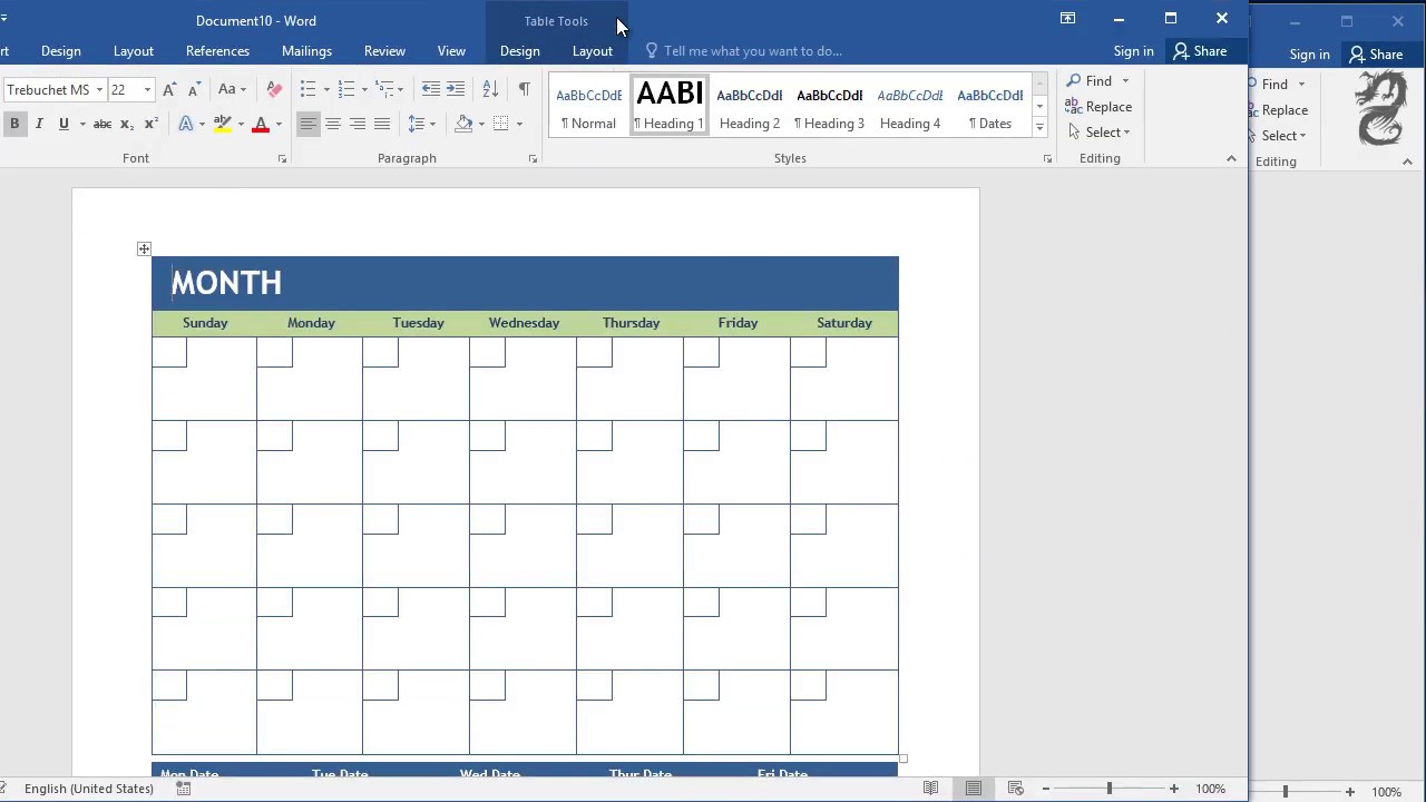 How to Create a Plans in Word - YouTube