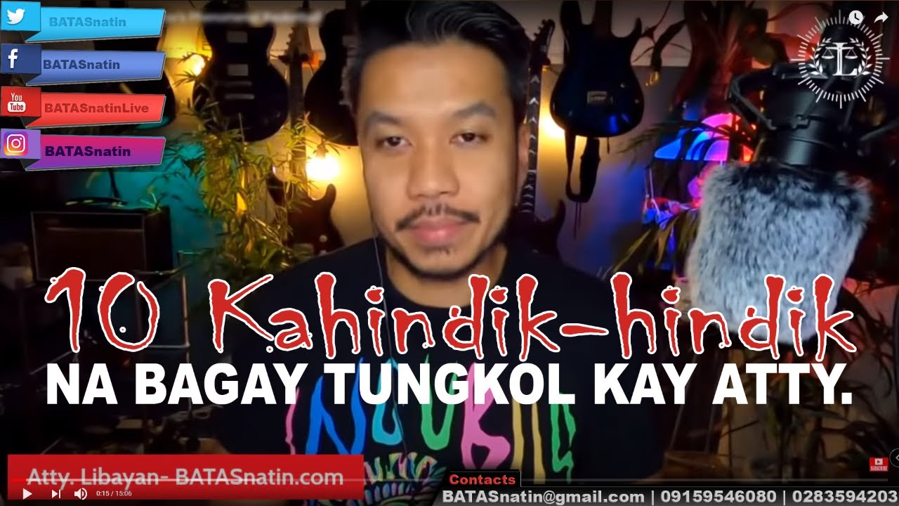 Part 1: 10 Shocking Facts About Atty. Libayan - YouTube
