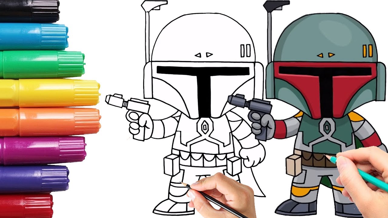 How to Draw Star Wars | Boba Fett - YouTube