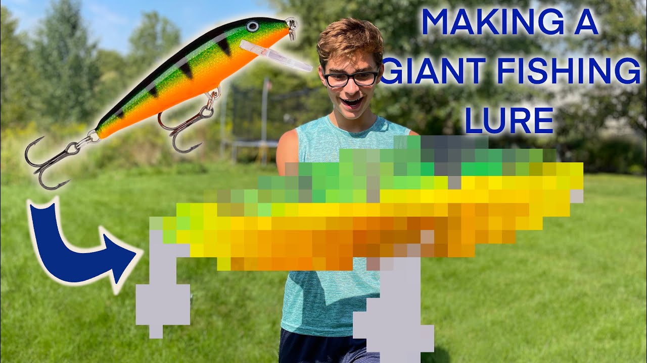 I Made a GIANT FISHING LURE - YouTube