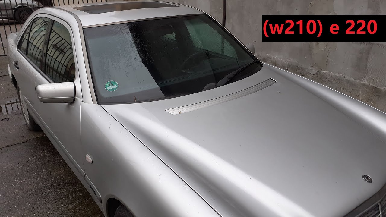 [Axel] Battery location Mercedes-Benz E-class (W210) E 220 D, Baterry ...