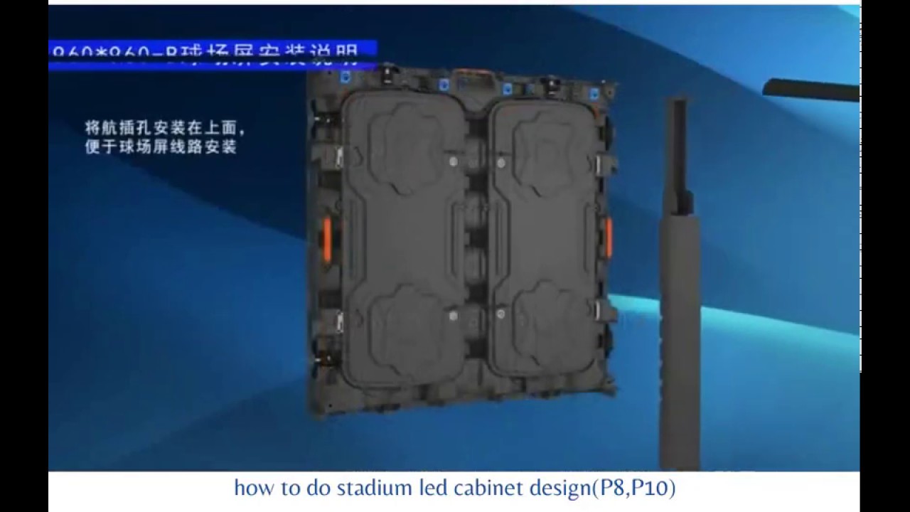 Stadium led display for soccer field - YouTube