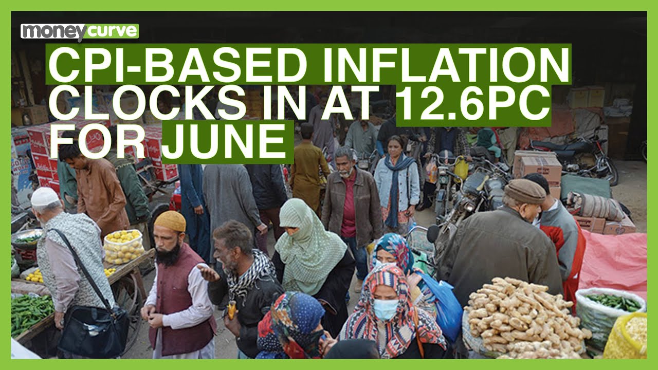 CPI-Based Inflation Clocks In At 12.6pc For June | Dawn News English - YouTube