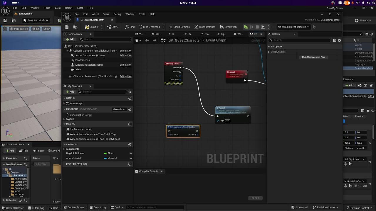 Computer Touching - Unreal Engine character trait data - YouTube