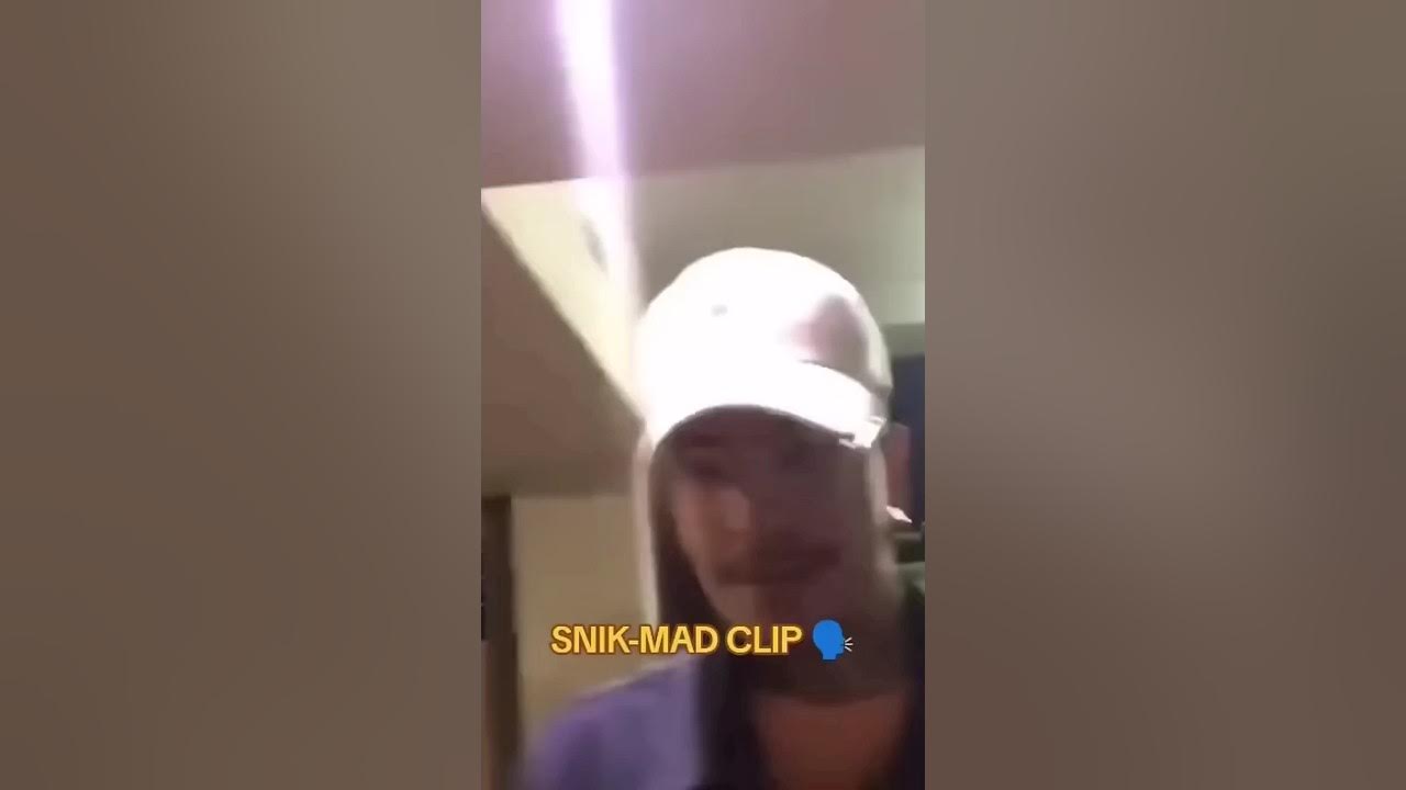 Snik "Real 🥷🏻" - Instagram Live ft Mad Clip #madclip #snik - YouTube